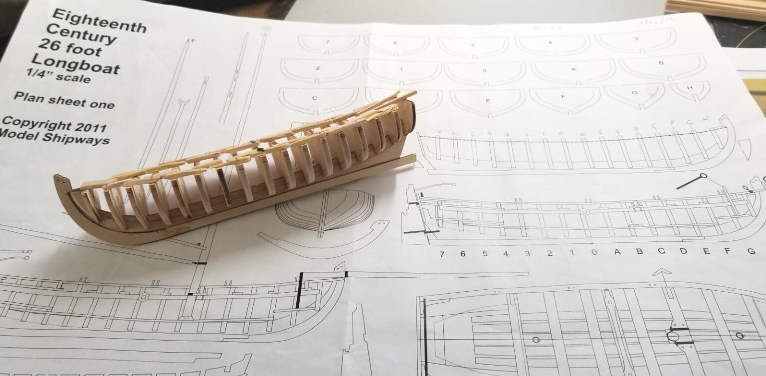 18TH Century Long Boat - Model Shipways wood models - iModeler